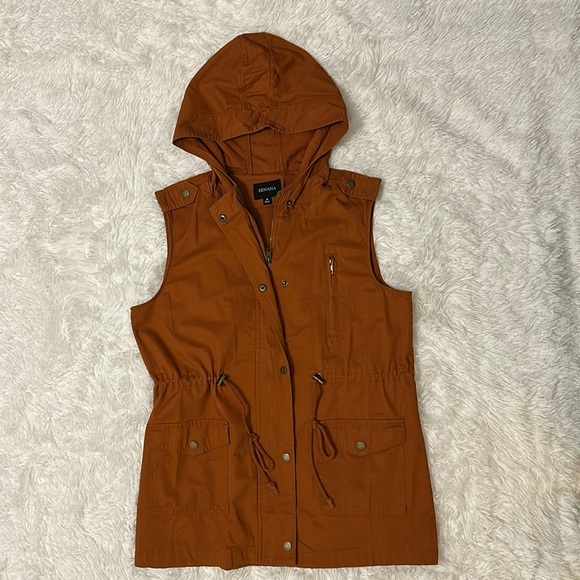 Zenana Outfitters | Jackets & Coats | Utility Vest Drawstring Waist ...